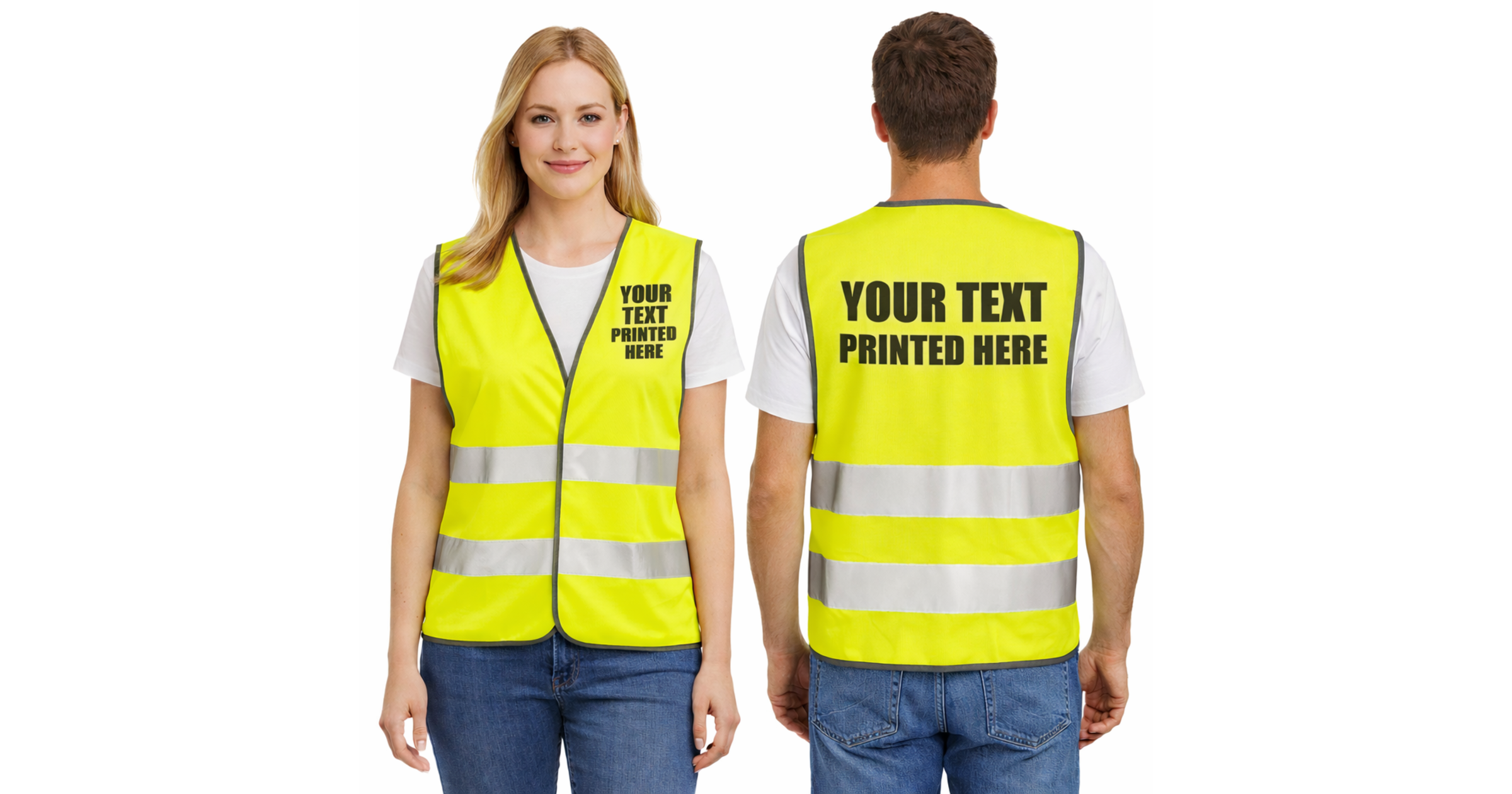 Personalised Hi Vis Vest | Custom Printed Safety Wear